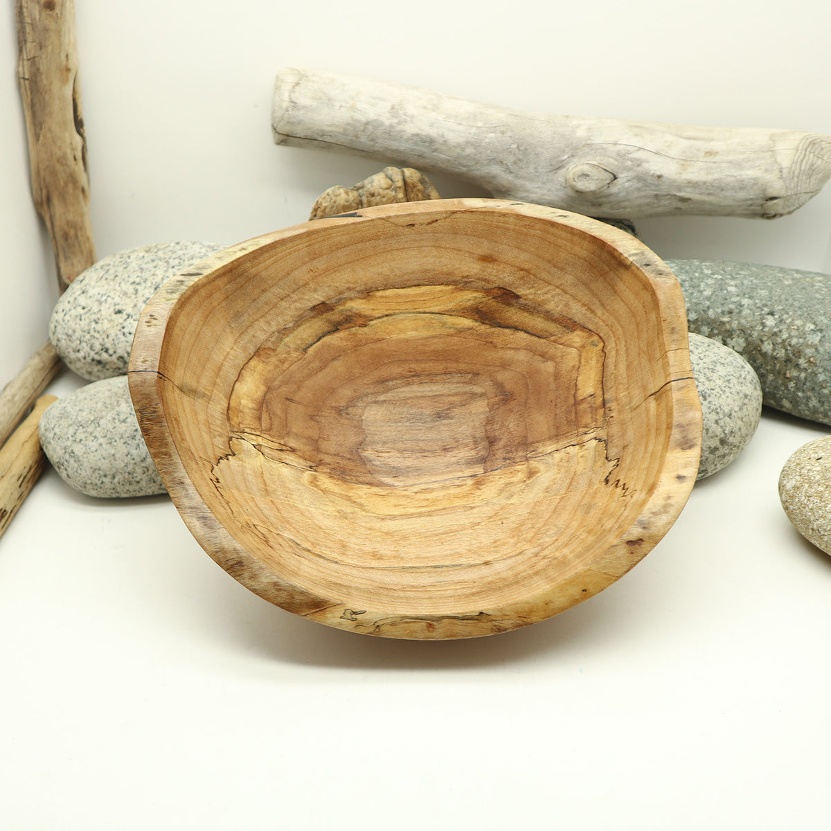 Bowl 1224: Spalted Live Edge Western Maple Bowl – Salish Sea Market ...