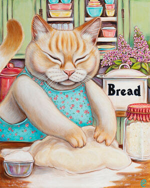 Print - Bread Cat – Salish Sea Market (Bowser)